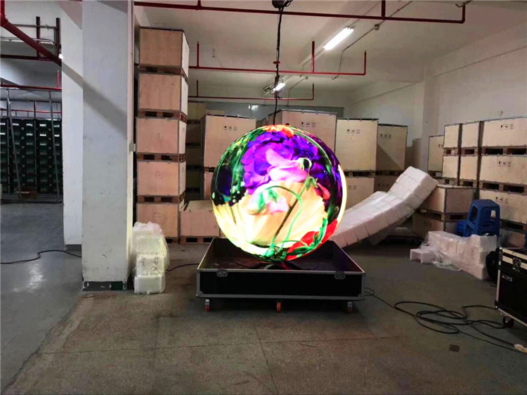 P4.81 Indoor 360 Degree Visible Led Sphere Screen 3d Creative Ball ...