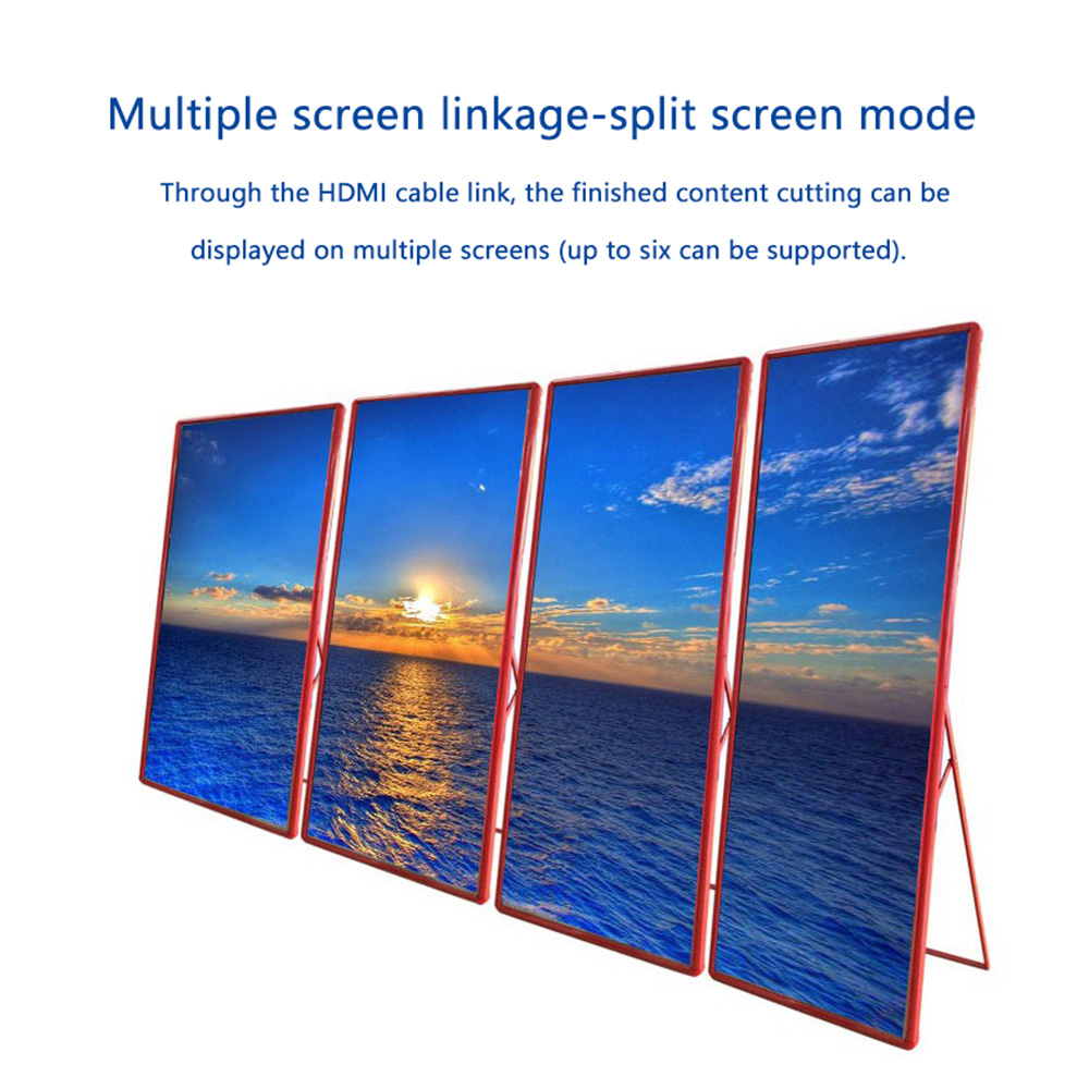 P2.5 HD Mirror Led Display Poster Screens for Fashion Store Hotel ...