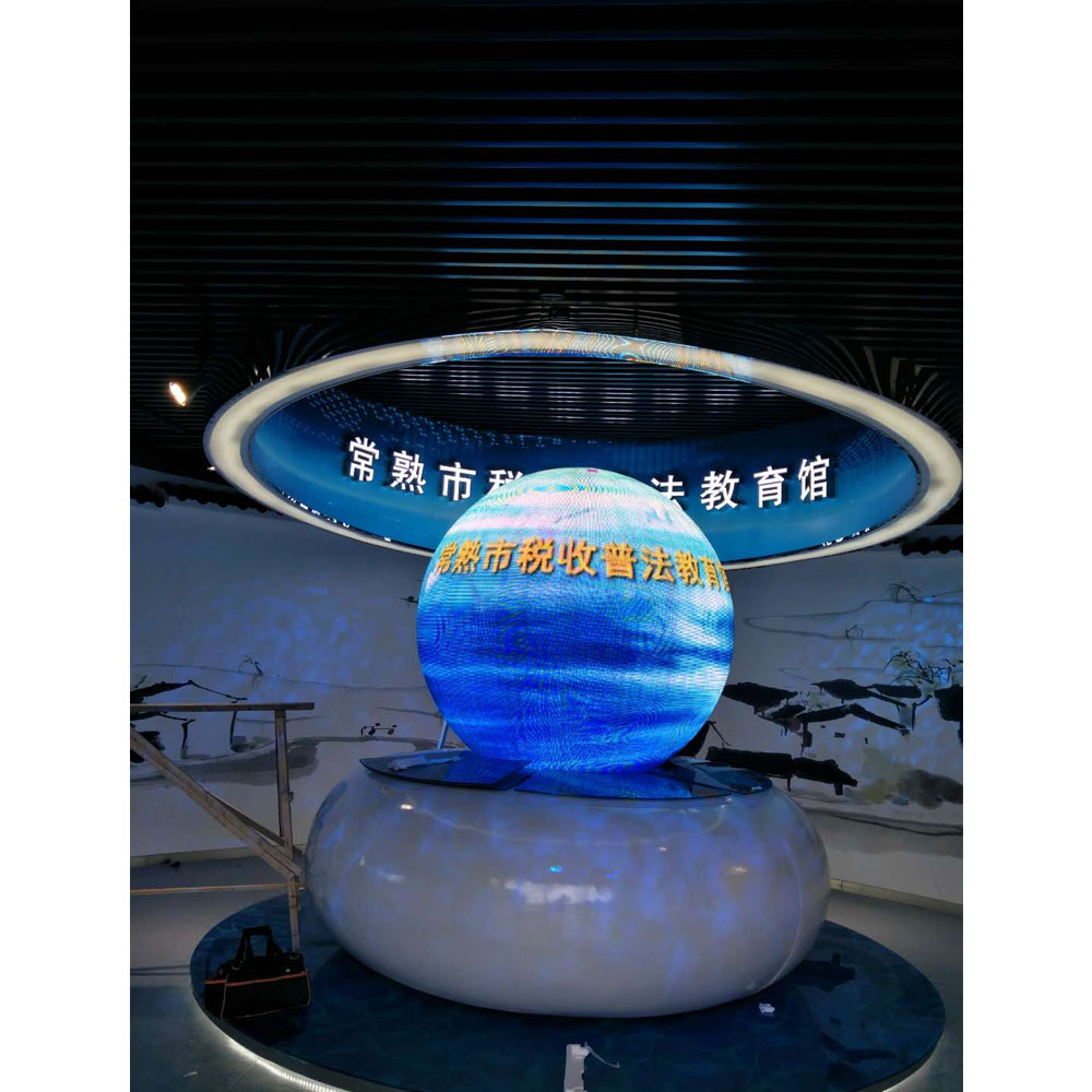 P4.81 Indoor 360 Degree Visible Led Sphere Screen 3d Creative Ball ...